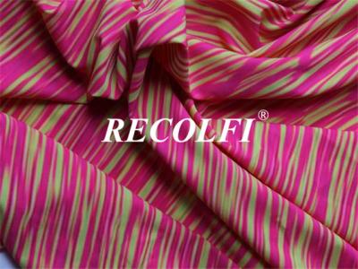 Cina Il Activewear del vestito di sport di yoga di Repreve tricotta la stampa diretta di Digital del tessuto Stretchable in vendita
