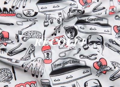 Cina Activewear del tessuto di Lycra dell'elastam fatto direttamente da stampa di plastica riciclata in vendita