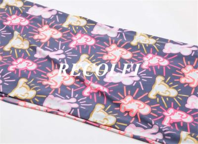 中国 ナイロンLycraのActivewearのニットの生地は十分に人の女性のための支持できる並べた 販売のため