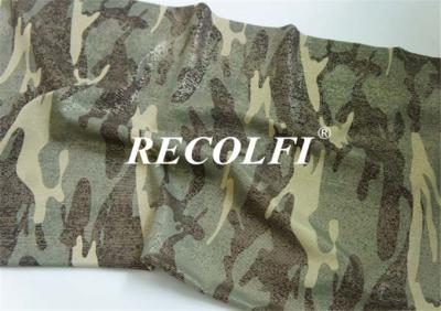 China Hoge die de Drukstof van de Veerkrachtcamouflage van Gerecycleerd Plastiek wordt gemaakt Te koop