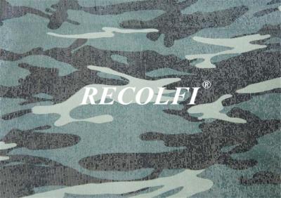 China Hoge die de Drukstof van de Veerkrachtcamouflage van Gerecycleerd Plastiek wordt gemaakt Te koop