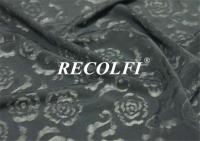 China Silver Foiling Ocean Protective Polyester Knit Fabric High Elastic for sale