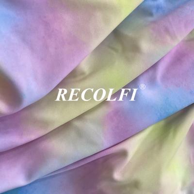 Cina L'anti cloro ha riciclato il colore luminoso di usura di yoga del Activewear delle donne del poliestere in vendita