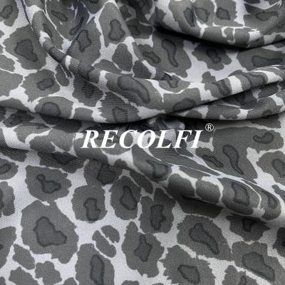 Cina Leopardo del Activewear delle donne naturali senza cuciture del rotolo che stampa addestramento fisico all'aperto in vendita