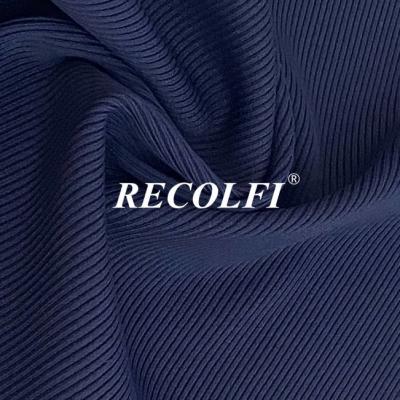 Cina L'alto Activewear di valutazione di Upf tricotta il tessuto che relativo alla ginnastica costolato mette la morbidezza in cortocircuito eccellente in vendita