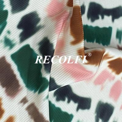 Cina Usura Stretchable di sport di Priting di colore costolato del Activewear delle donne antipiega in vendita