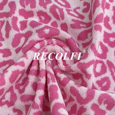 中国 135cmのヒョウのPriningのActivewearのニットの生地の支持できる水泳のTowellingの生地 販売のため