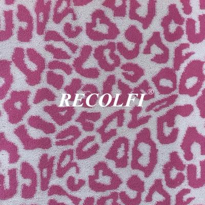Cina il Activewear di Prining del leopardo di 135cm tricotta il tessuto sostenibile di riccio di nuotata del tessuto in vendita