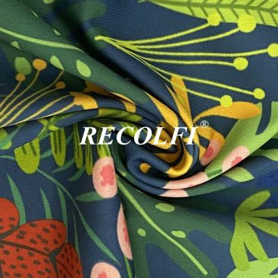 中国 昇華PritingのActivewearのニットの生地のEcoの友好的な循環の摩耗 販売のため