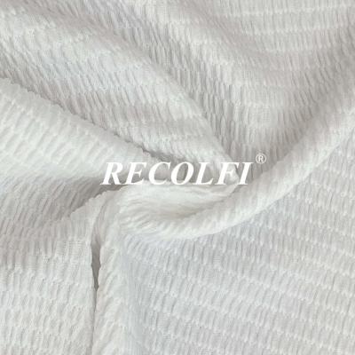 中国 105CMの幅の倫理的なActivewearのニットの生地の循環の摩耗の動揺の用品類 販売のため