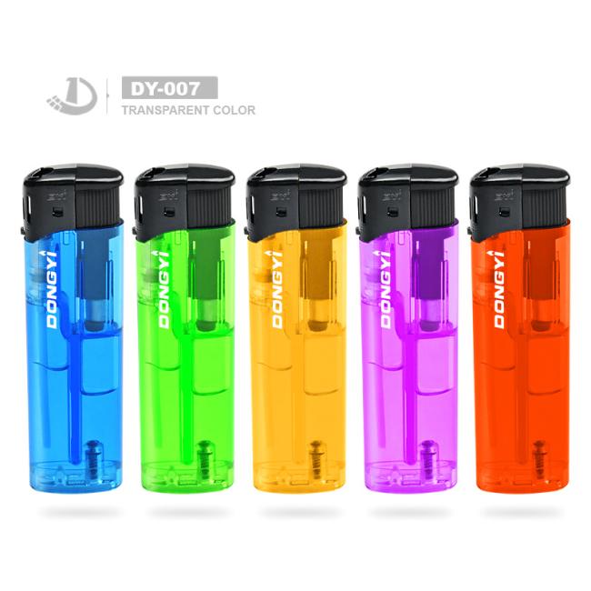 Hunan Dongyi High Quality Custom Logo Cigarette Electric Gas Lighter ISO9994 Dy-007