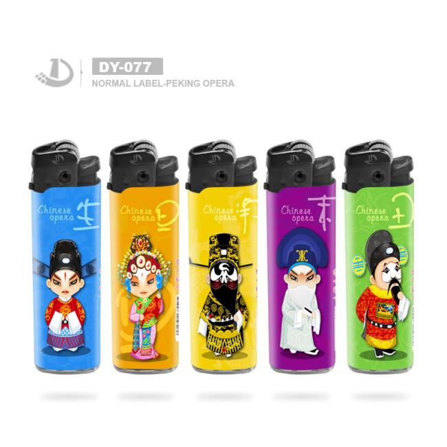 Hunan Dongyi High Quality Custom Logo Cigarette Electric Gas Lighter ISO9994 Dy-007