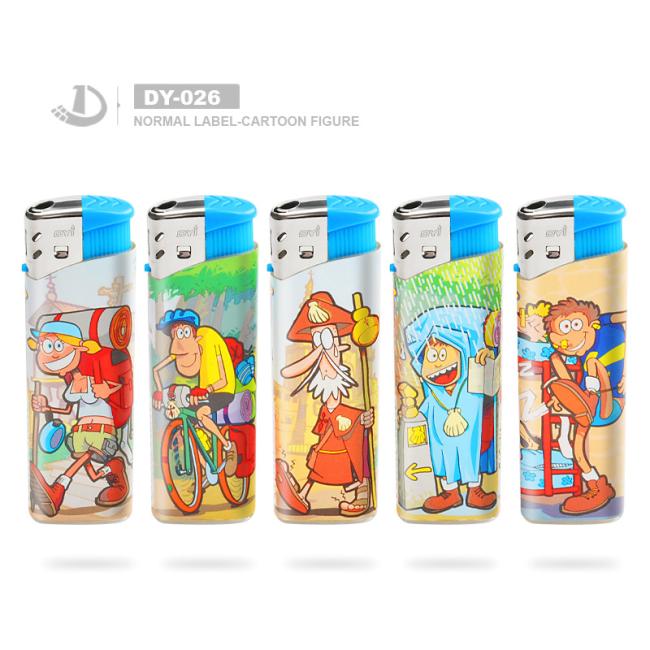 Hunan Dongyi High Quality Custom Logo Cigarette Electric Gas Lighter ISO9994 Dy-007