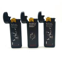 China Windproof Jet Flame Electronic Cigarette Lighter Refillable ABS 6.8x2.78x1.3 cm for sale