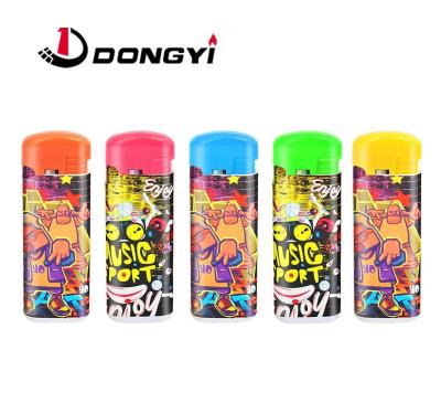Cina Logo del cliente Ricaricabile Indisponibile al vento Electronic Plastic Lighter Colorato solido per cucina in vendita
