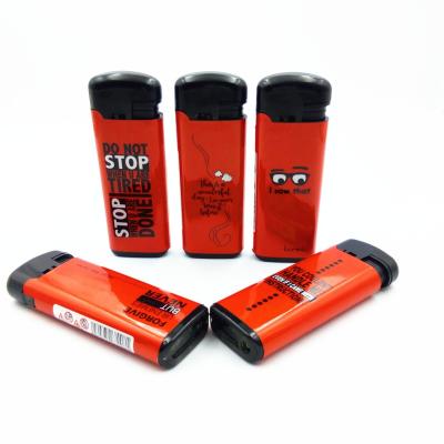 China EUR Padrão Disponível Windproof Gas Lighter Dy-F008 Personalização à venda