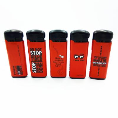 Cina Torcia Dongyi Electric Windproof lighter con ISO9994 Dy-F008 Alta vendita 6.8*2.78*1.3CM in vendita