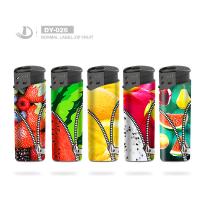 China Plastic Electronic Cigarette Lighter Pipe 81mm Customizable Refillable Lighter for sale