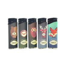China Plastic Electronic Cigarette Lighter Pipe 81mm Customizable Refillable Lighter for sale
