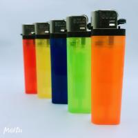 China Custom Transparent Disposable Cigarette Lighter 80x23.7x11.8mm OEM for sale