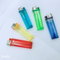 China Custom Transparent Disposable Cigarette Lighter 80x23.7x11.8mm OEM for sale
