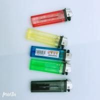 China Custom Transparent Disposable Cigarette Lighter 80x23.7x11.8mm OEM for sale