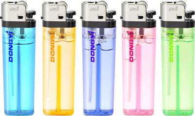 Cina OEM promozione di plastica elettronica monouso gas bulk lighter con certificato EN13869 in vendita