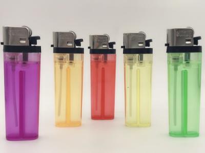 Cina Accendino di pietra trasparente di plastica usa e getta Il prodotto di un produttore cinese di accendini in vendita