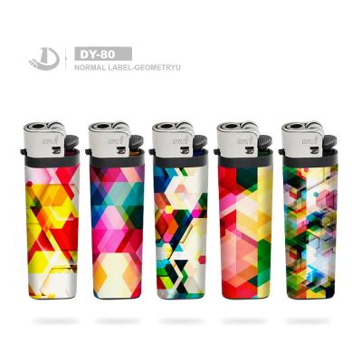 Cina Dy-80 Disposable Colorato Butano Gas Flint Accenditore dal mercato cinese in vendita