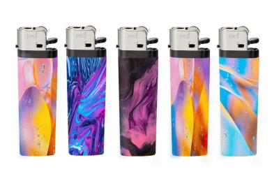 Cina Beautiful Design Flame Disposable Flint Stone Smoking Gas Lighter per il mercato europeo in vendita