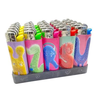 Cina OEM Disposable Rechargeable Lighter Stone Flameless Lighter Stone Flint Lighter Dy-098 in vendita