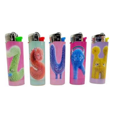 Cina OEM Disposable Rechargeable Lighter Stone Flameless Lighter Stone Flint Lighter Dy-098 in vendita