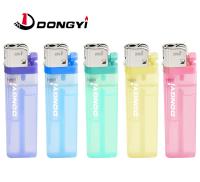 China Custom Disposable Flint Cigarette Lighter 80mm AS ABS Material OEM Available for sale