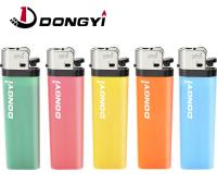 China Custom Disposable Flint Cigarette Lighter 80mm AS ABS Material OEM Available for sale