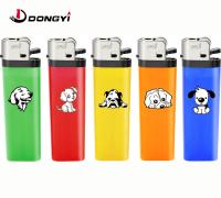 China Custom Disposable Flint Cigarette Lighter 80mm AS ABS Material OEM Available for sale