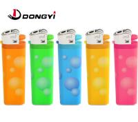 China Refillable Flint Lighter 80mm ABS AS Rechargeable Cigarette Lighter Customizable for sale