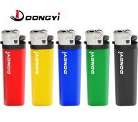 China Refillable Flint Lighter 80mm ABS AS Rechargeable Cigarette Lighter Customizable for sale