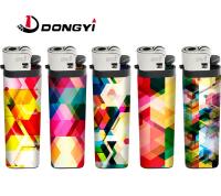 China Refillable Flint Lighter 80mm ABS AS Rechargeable Cigarette Lighter Customizable for sale