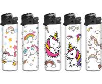 China Refillable Flint Cigarette Lighter 82mm AS ABS Durable Disposable Style for sale