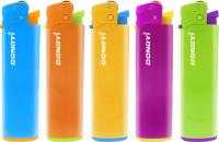 China Plastic Disposable Refillable Slim Flint Lighter 82mm Decorative Cigarette Lighter for sale
