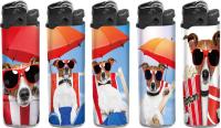 China Plastic Disposable Refillable Slim Flint Lighter 82mm Decorative Cigarette Lighter for sale