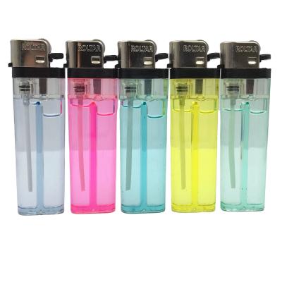 China Disponível Dy-016 Transparente Lighter de gás Flint EUR Standard Requerimento personalizado à venda