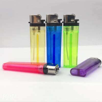 China Disponível Dy-016 Transparente Lighter de gás Flint EUR Standard Requerimento personalizado à venda