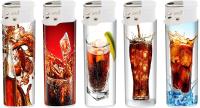 China Custom Logo Windproof Flint Disposable Gas Lighter 79.2mm with OEM Options for sale