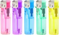 China Custom Logo Windproof Flint Disposable Gas Lighter 79.2mm with OEM Options for sale