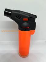 China Custom Windproof Jet Flame Refillable Gas Lighter ABS AS 114x66x50mm for sale