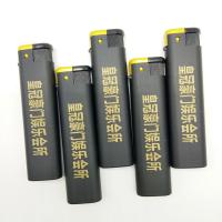 China Custom OEM Windproof Torch Lighter 7.88x2.1x1.1cm Transparent Color for Promotions for sale