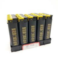 China Solid Color Torch Lighter Jet Flame Windproof ABS AS 7.88x2.1x1.1cm Custom Logo for sale