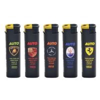 China Solid Color Torch Lighter Jet Flame Windproof ABS AS 7.88x2.1x1.1cm Custom Logo for sale