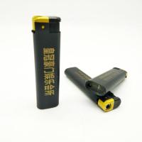China Classical Black Electric Torch Cigarette Lighter 7.88x2.1x1.1cm Refillable Custom for sale